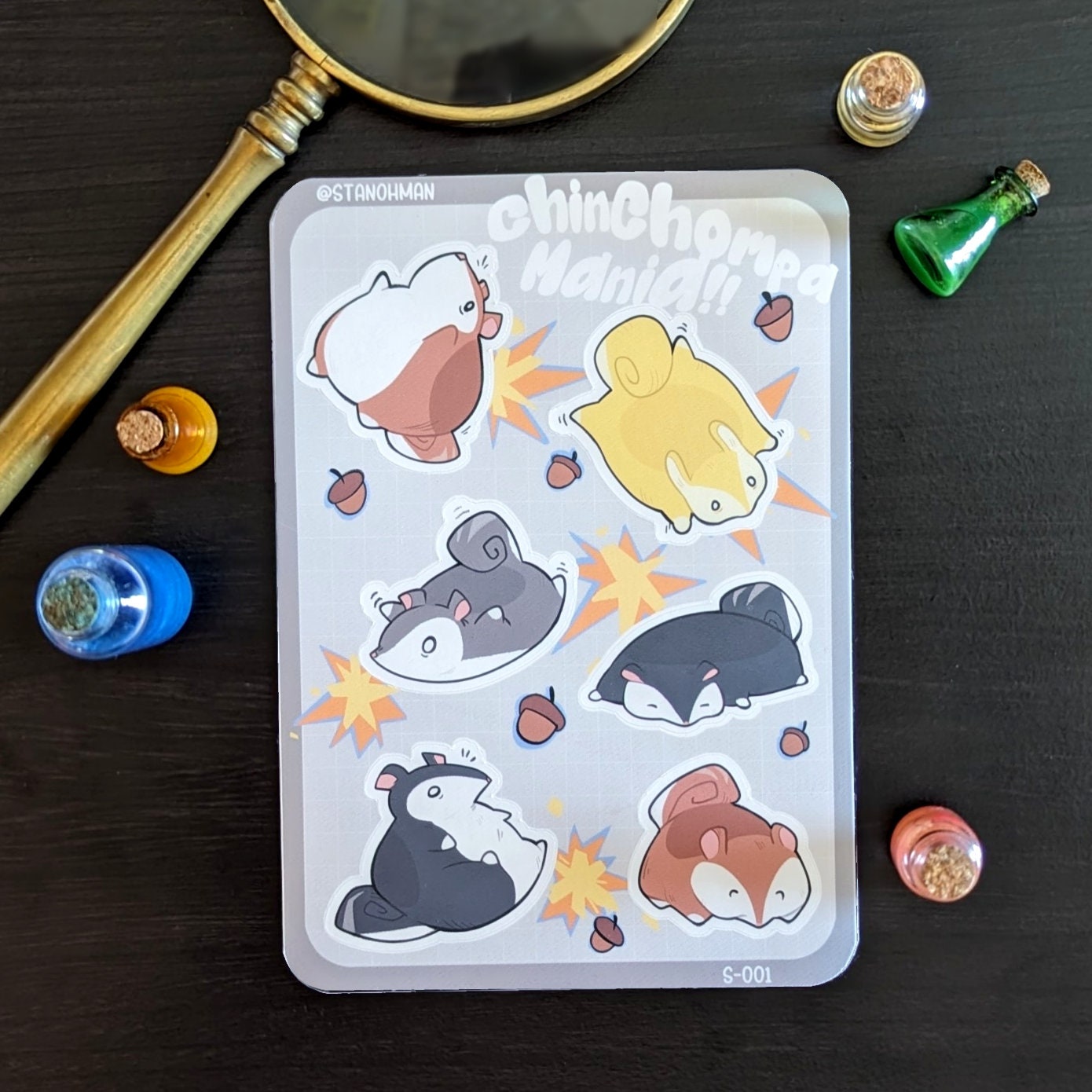 OSRS Chinchompa Mania Sticker Sheet L Old School Runescape Stickers L ...