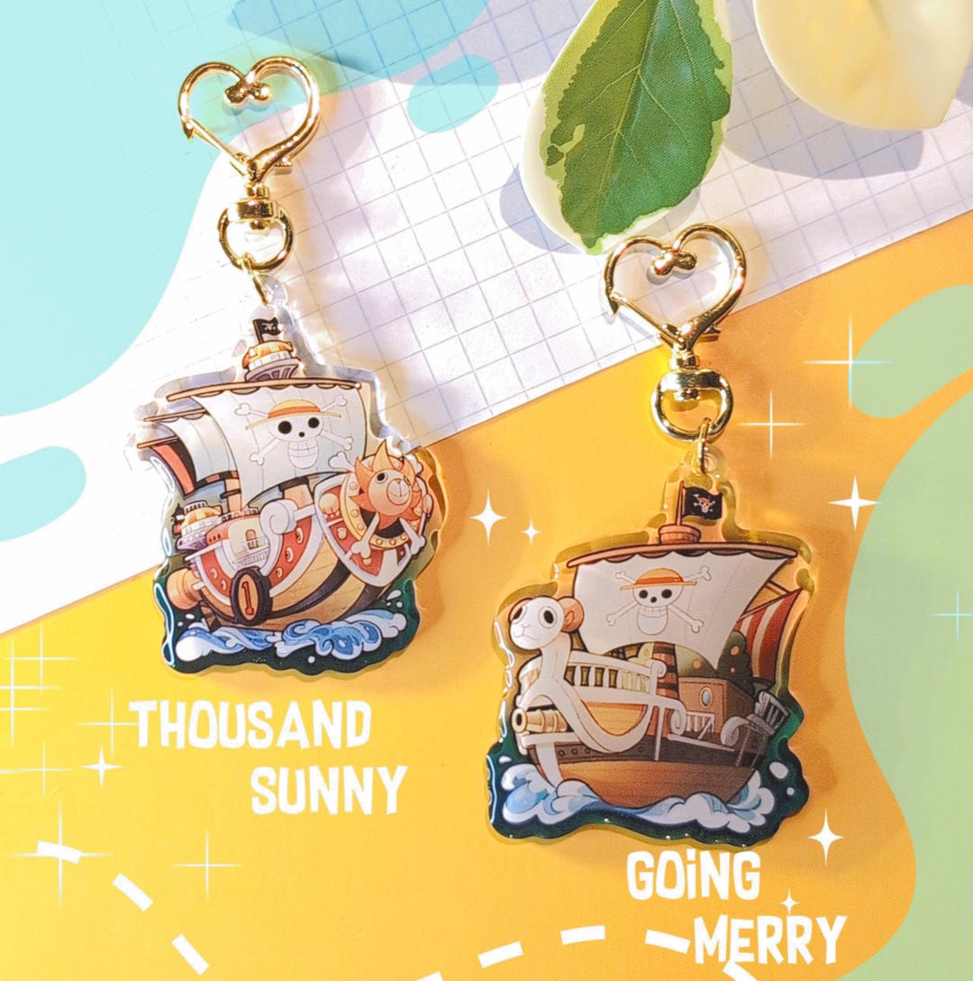 OP Ship Acrylic Keychain One Piece Inspired Ships - Etsy
