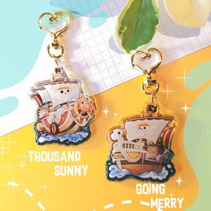 OP Ship Acrylic Keychain One Piece Inspired Ships - Etsy