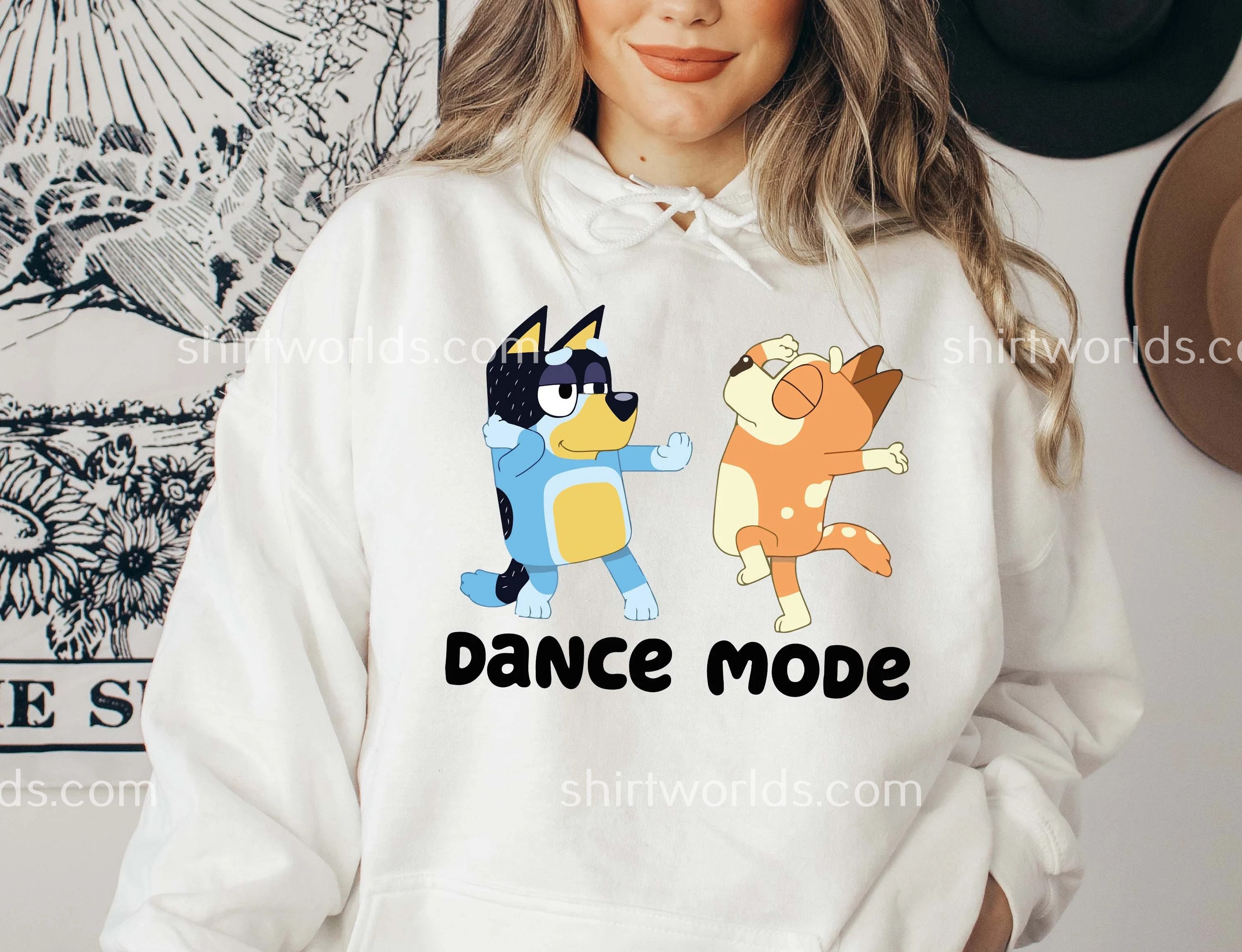 Dance Mode Bluey Shirt, Bluey T-shirt, Bandit Heeler Shirt, Bluey Tee ...