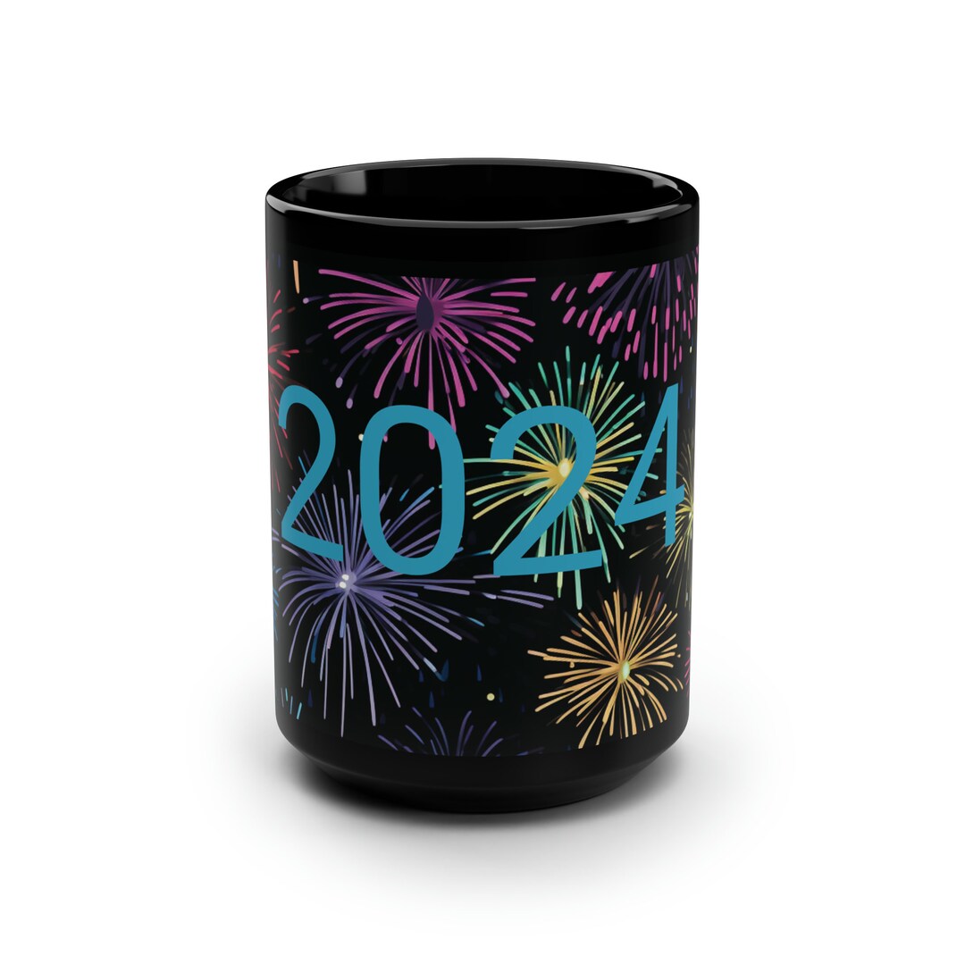 New Year's Eve, 2024, 2024 Coffee Mug, New Year's Coffee Mug, Success ...