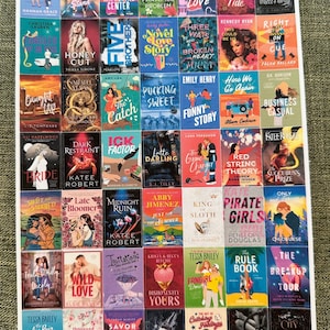 Custom Book Cover Stickers (different Sizes Available) - Etsy