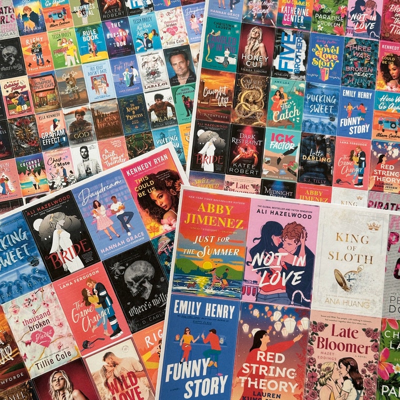 Book Covers for Stickers - Etsy