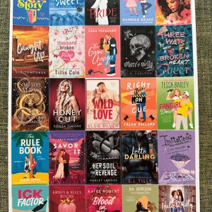 Custom Book Cover Stickers (different Sizes Available) - Etsy