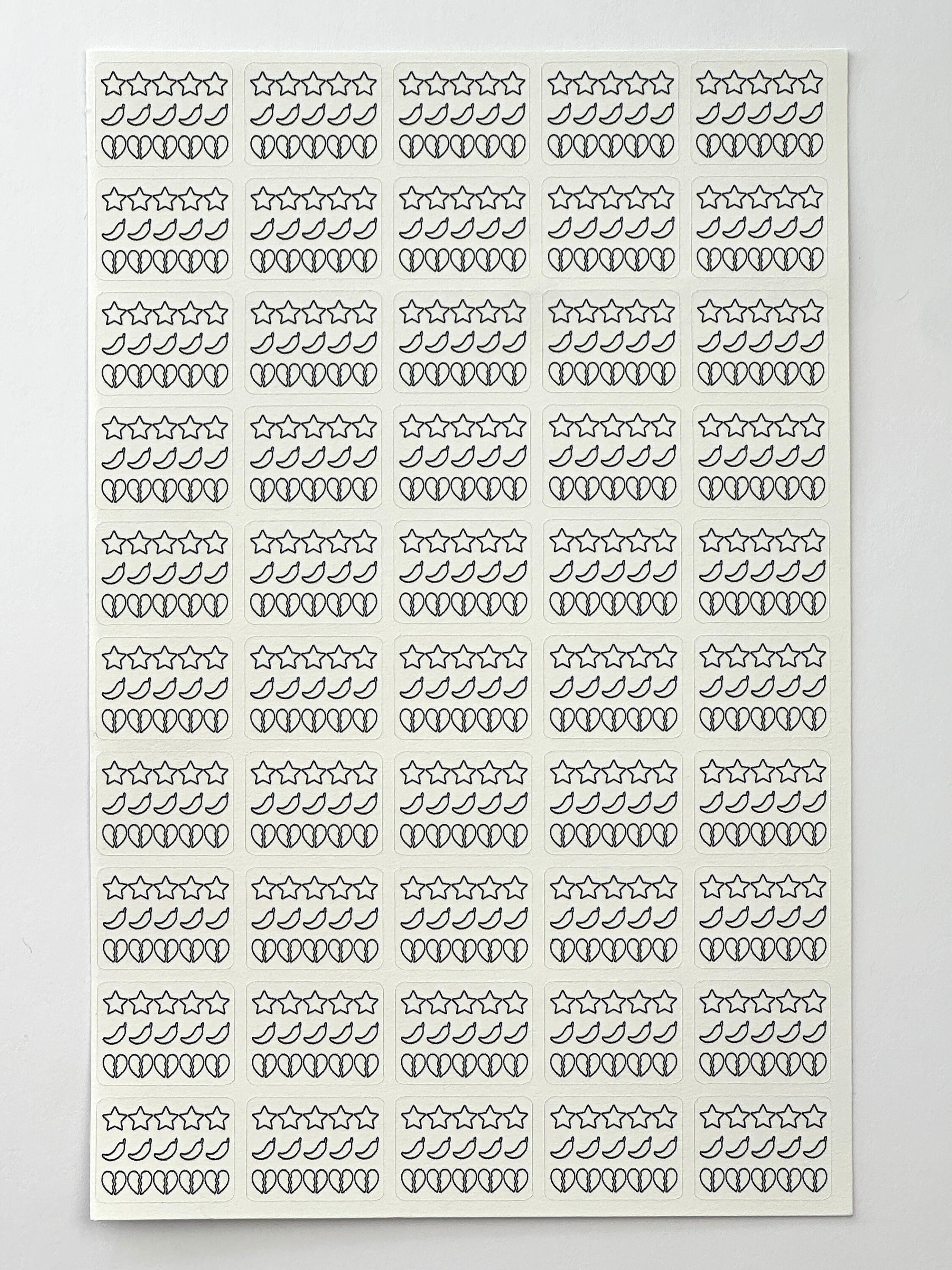 Blank Star, Spice, Angst Rating Stickers - Etsy