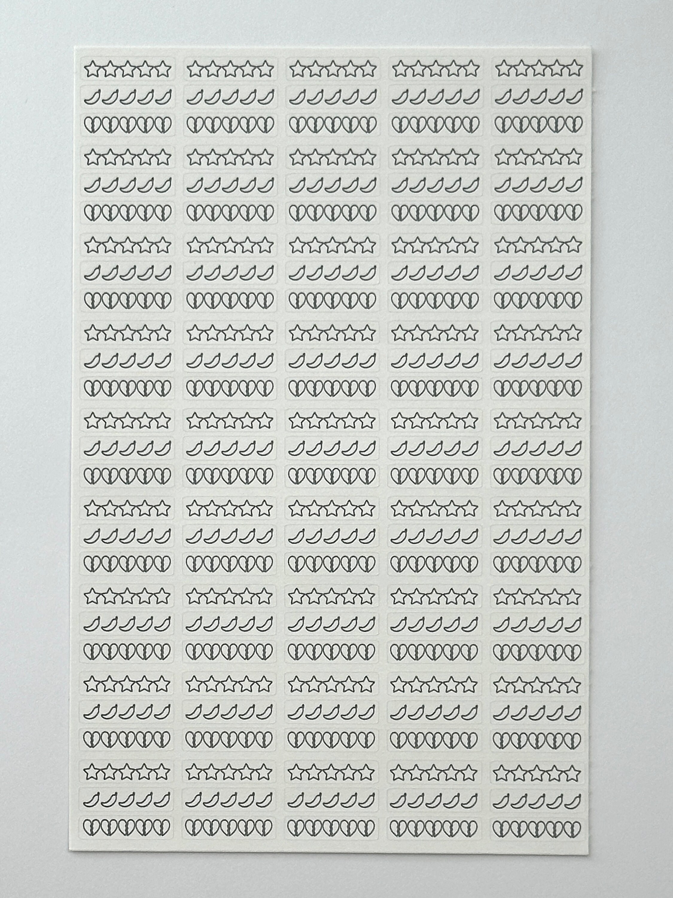 Blank Star, Spice, Angst Rating Stickers - Etsy