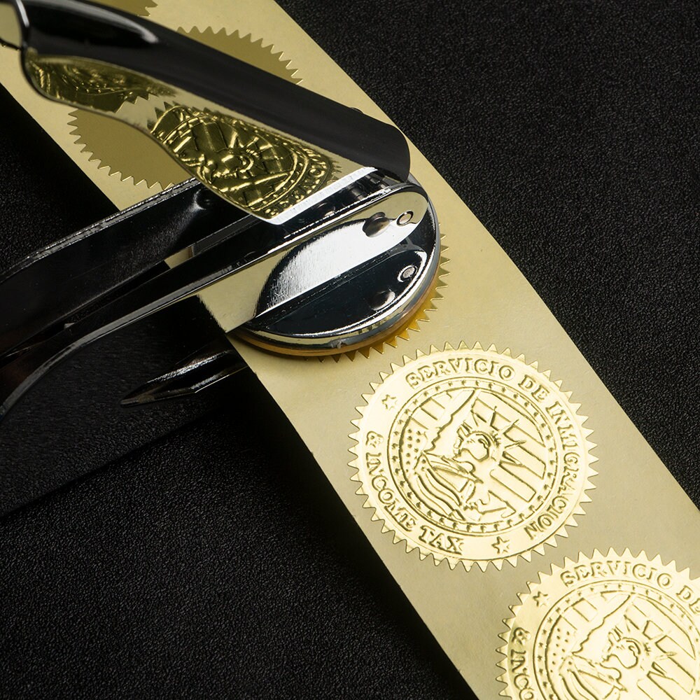 Changeable Embosser,personalized Embosser Stamp,couple Name Embosser,a ...