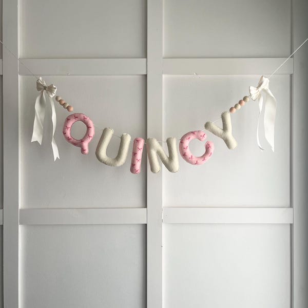 Fabric Name Banner - Etsy