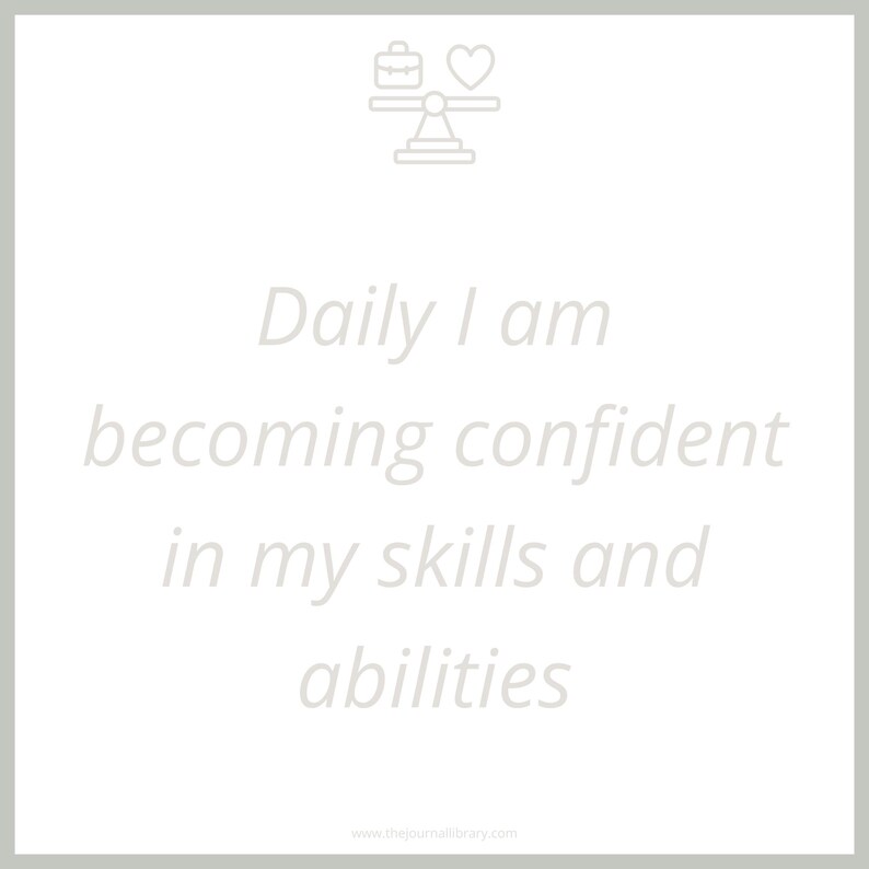 Confidence Affirmation Cards Instant Download Inspiring Self Confidence ...