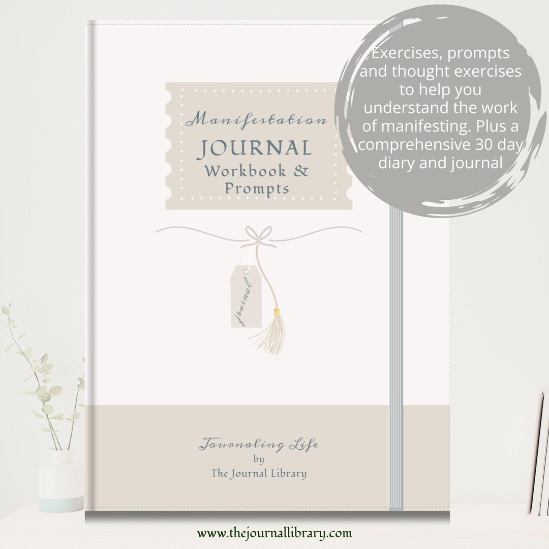30 Day Manifesting Vision Journal for Busy Women Planner Workbook for ...