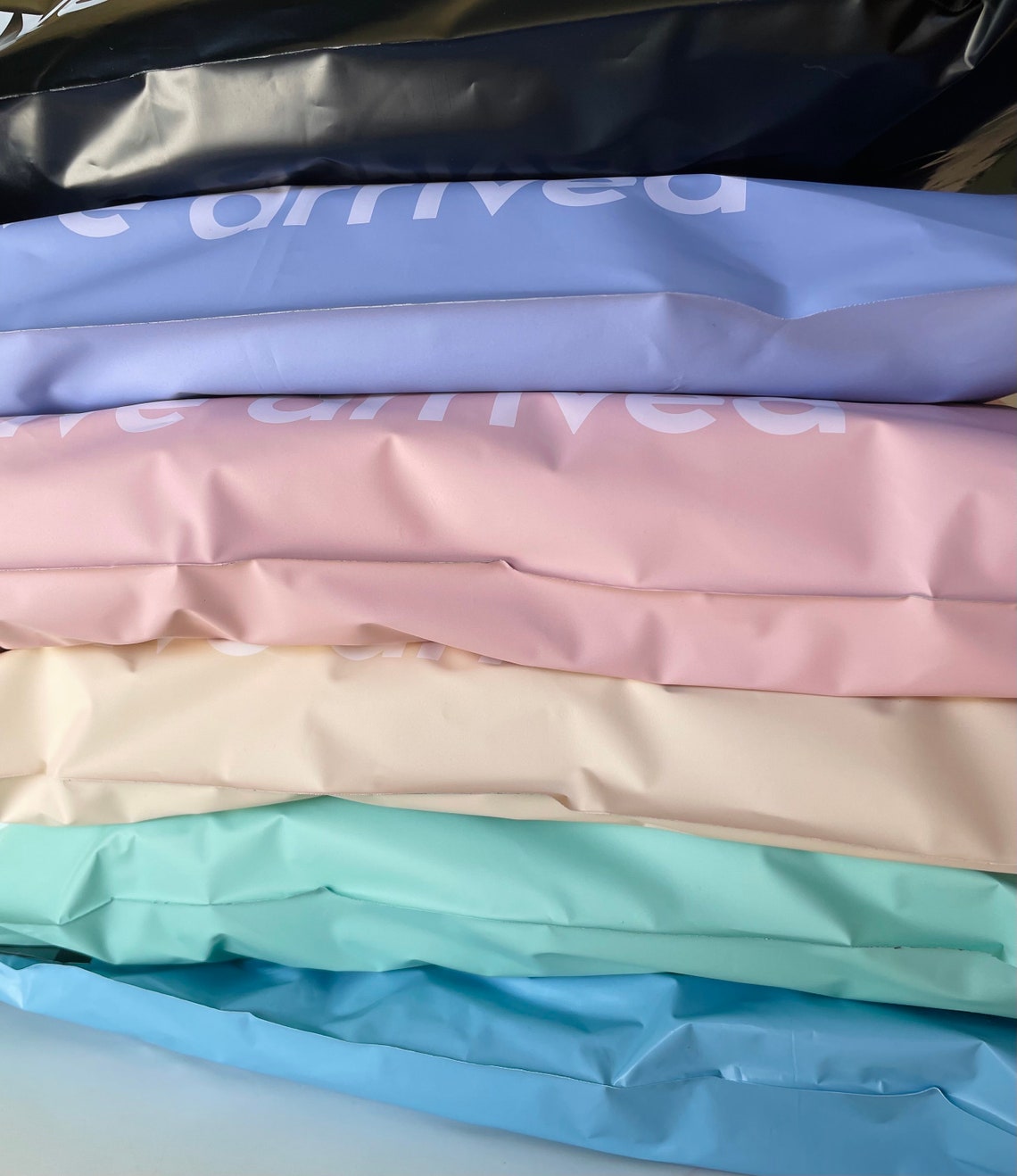 10 X 13 Inch Poly Mailer Bags - Pastel Colours - 25.5 X 33cm or 10 X 13 ...