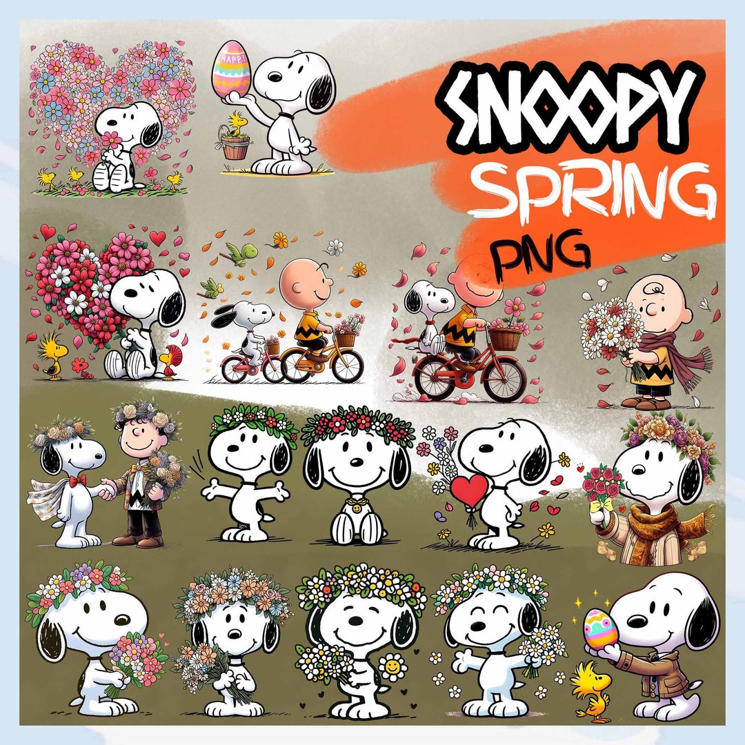 Peanuts Spring Bundle Png, Transparent PNG Images, Commercial Use ...