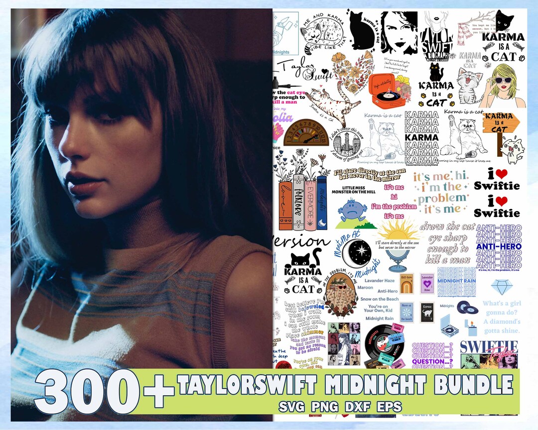 Taylor Swift Svg Bundle,swiftie Svg, Eras Tour Svg, Taylors Version ...