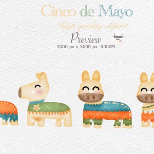 Watercolor Cinco De Mayo Clipart, Watercolor Fiesta Clipart, Fiesta ...