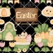 Hell Easter Watercolor Clipart, Bunny Watercolor Clipart, Easter ...