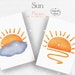 Watercolor Sun Clipart, Summer Clipart, Pastel Sunrise Sunsets Clipart ...