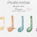 Watercolor Music Notes Clipart, Music Notation, Love Music, Music ...