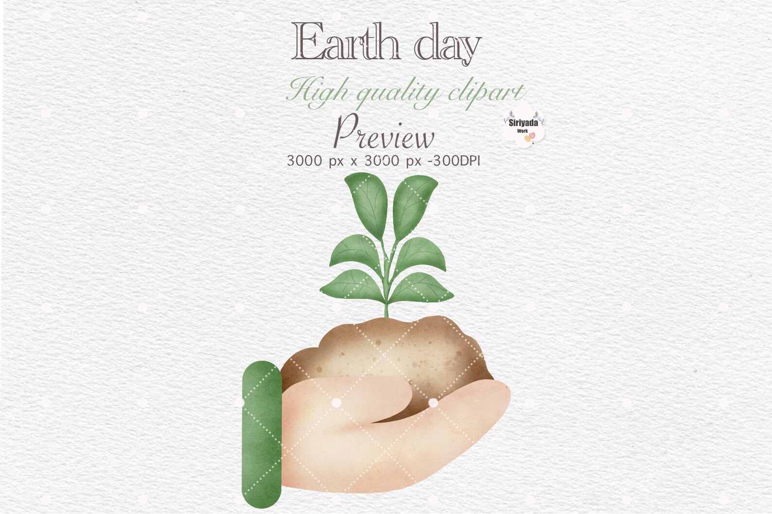 Watercolor Earth Day Clipart, Earth Cliparts, Environment Clipart, Love ...
