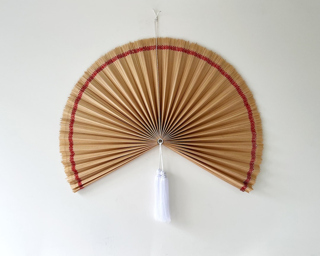 Bamboo Wall Fan, Wall Fan, Bamboo Wall Fan Decor, Bamboo Fan, Bambo Fan ...