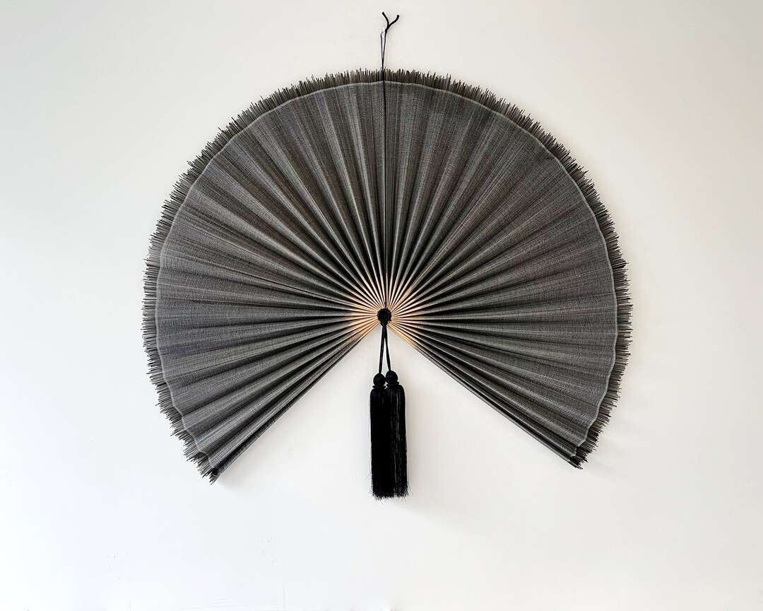 Bamboo Wall Fan, Wall Fan, Bamboo Wall Fan Decor, Bamboo Fan, Bambo Fan ...