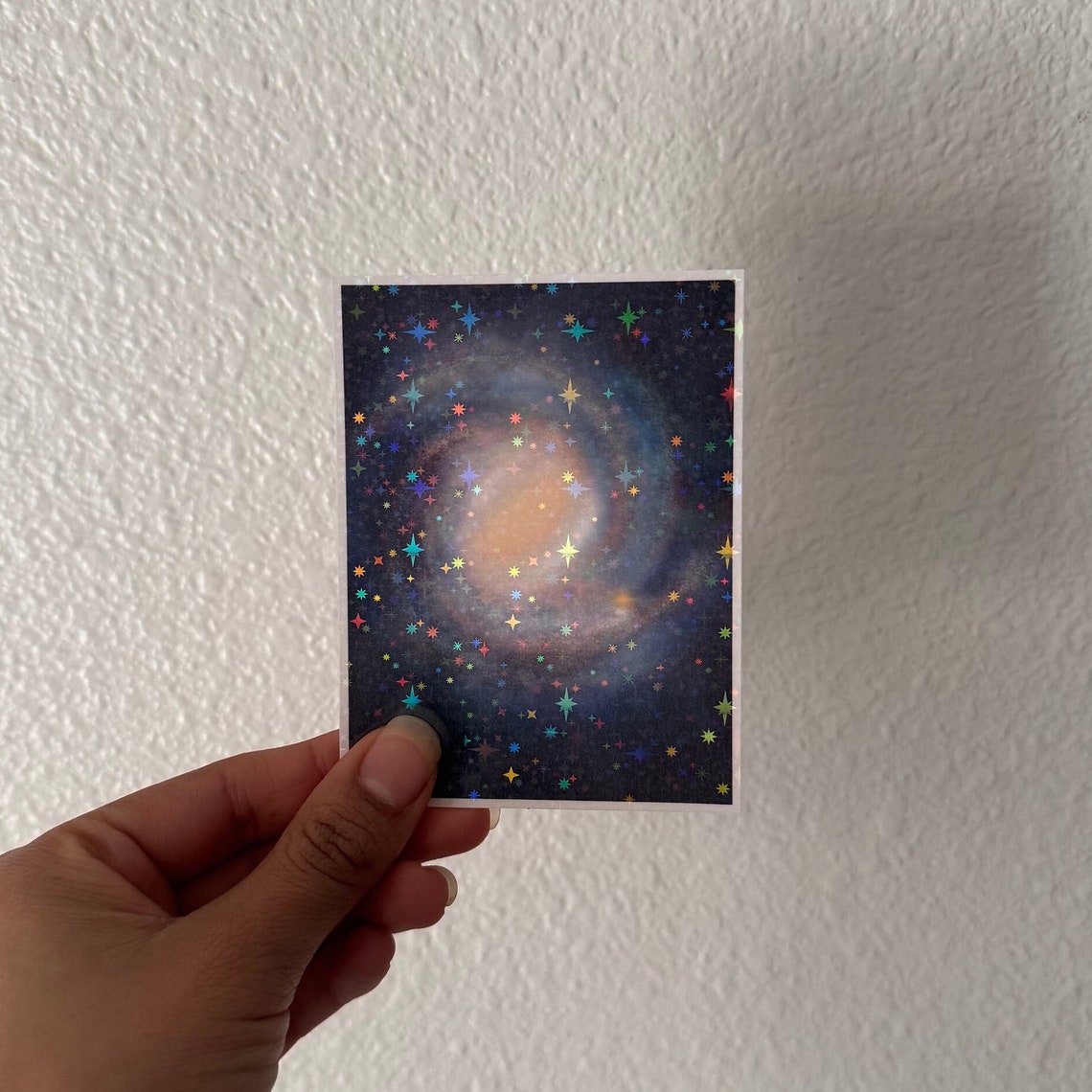 Holographic Milky Way Sticker | Space Sticker - Etsy