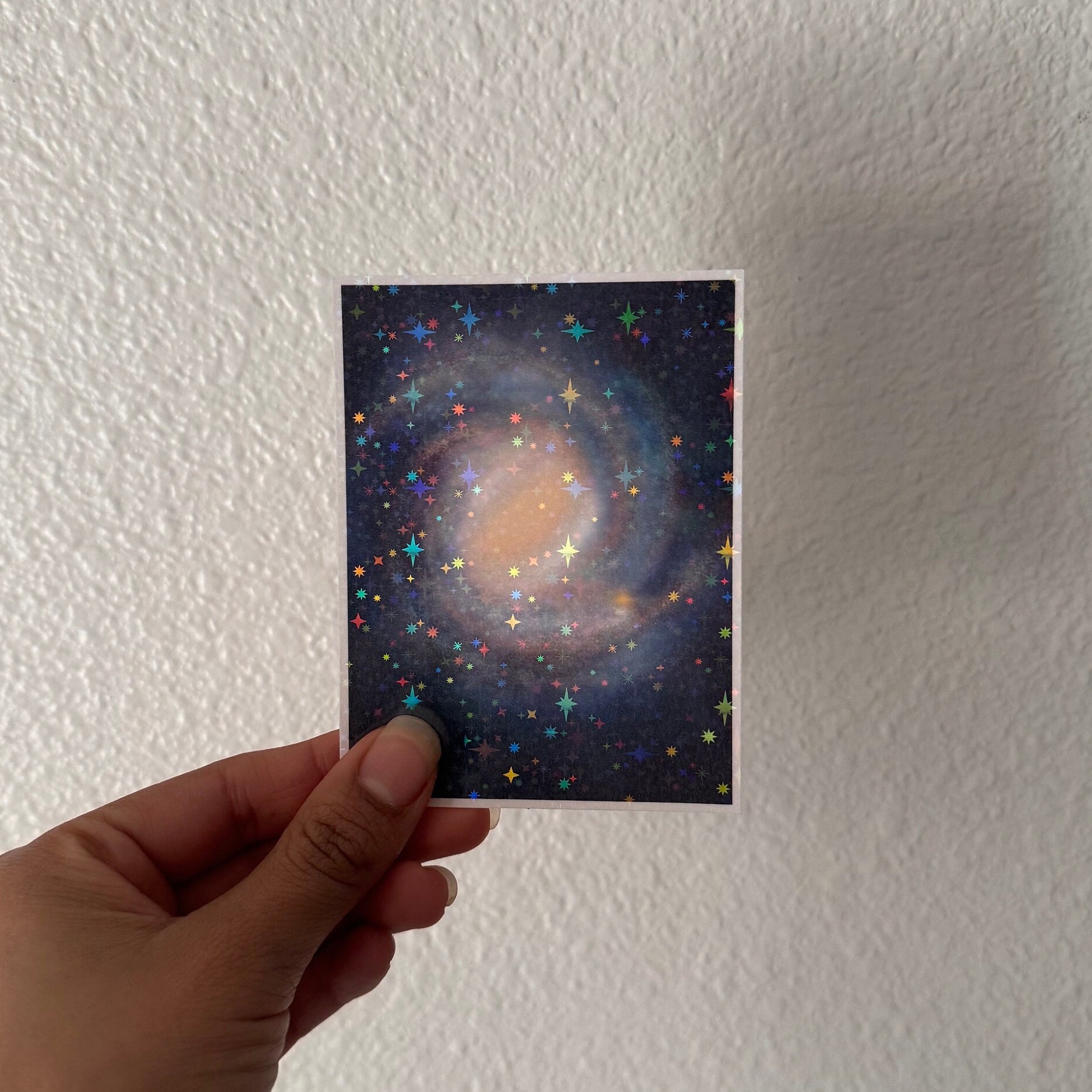 Holographic Milky Way Sticker | Space Sticker - Etsy