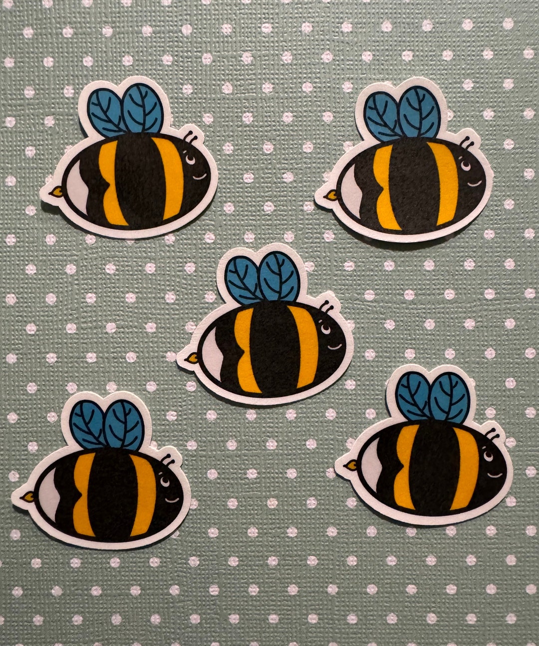 Bumblebee Stickers (5) | Bee Sticker - Etsy