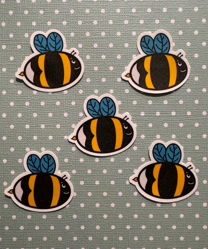 Bumblebee Stickers (5) | Bee Sticker - Etsy
