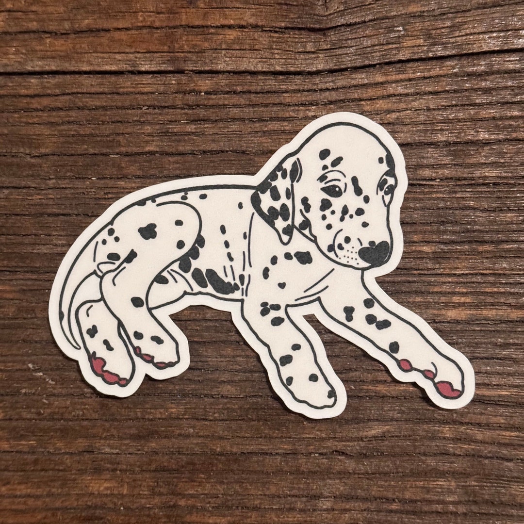 Dalmatian Sticker| Dalmatian | Dog Sticker - Etsy