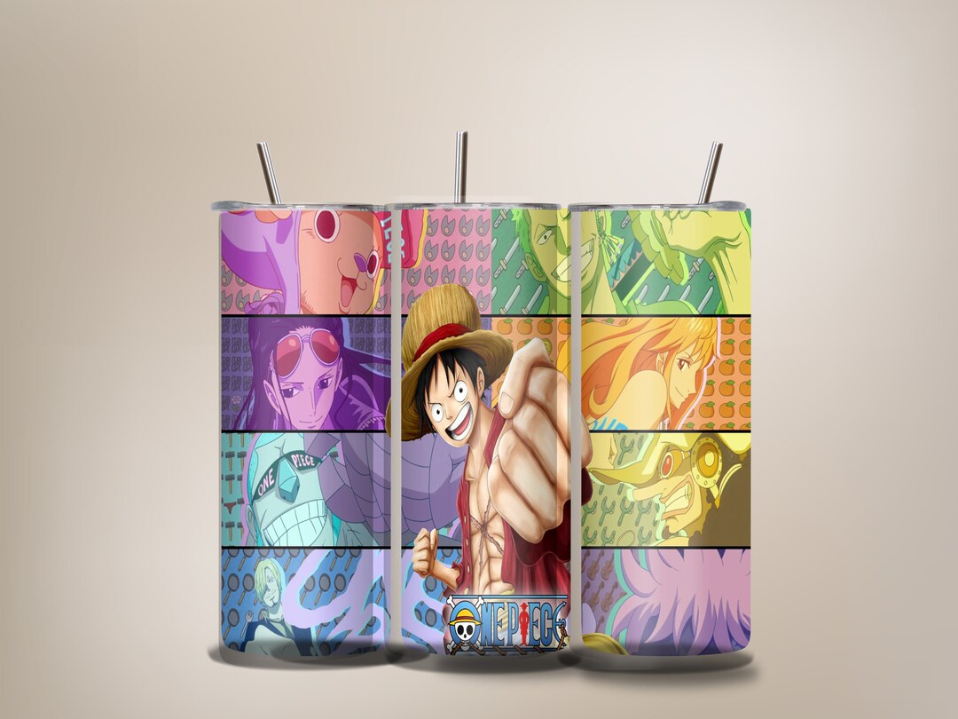One Piece 20oz Tumbler Wrap PNG Digital Download Sublimation L Manga ...