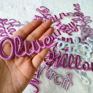 Iron on Single Name Patch, Personalized Name Patch, Iron on Name ...