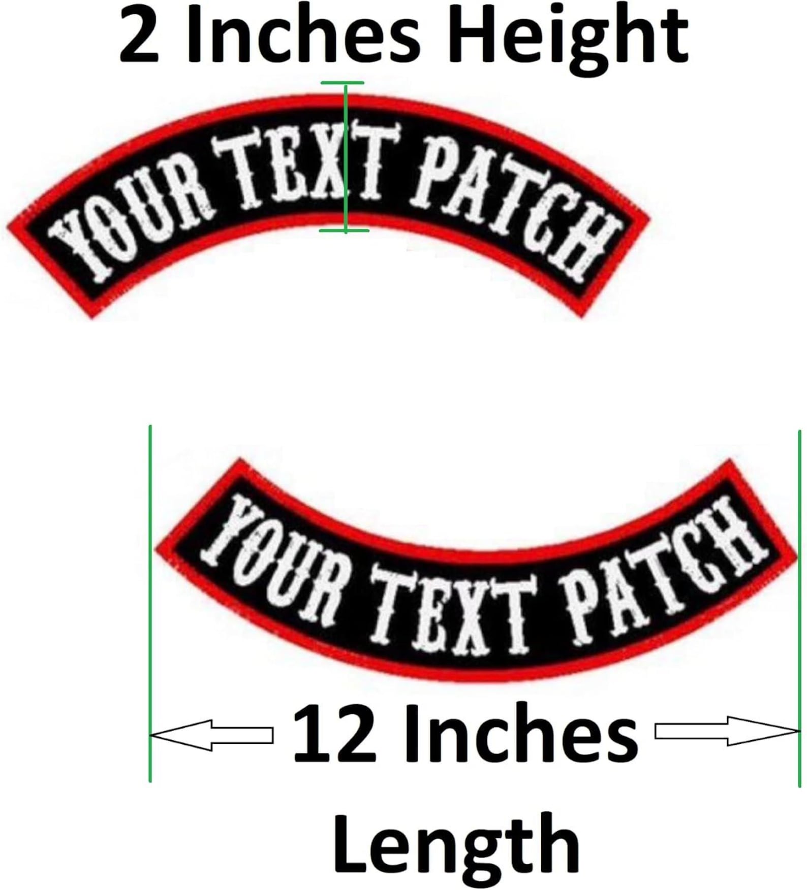 Custom Rockers Top or Bottom, Name Tag, MC Patch, Rank Tag Custom - Etsy