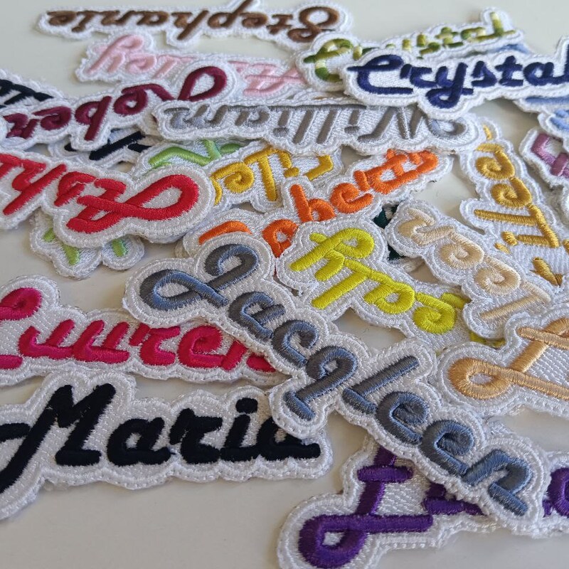 Custom Embroidered Badges - Etsy