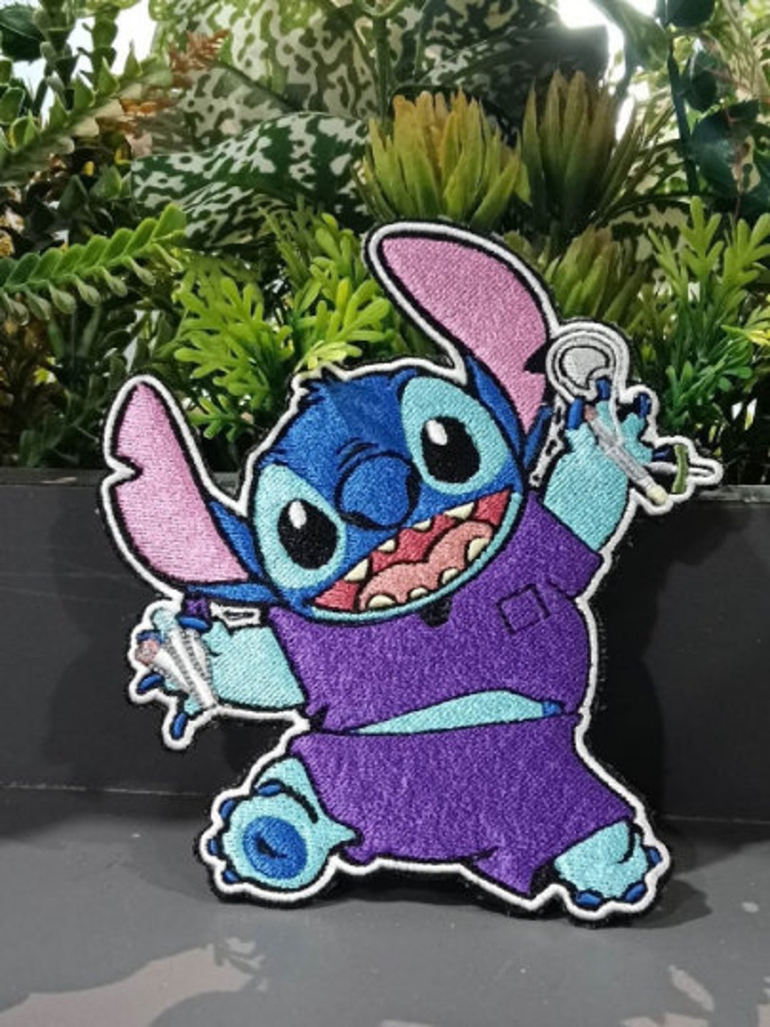 Lilo and Stitch Patches Badges Iron On, Cartoon Embroidery Patch - Etsy