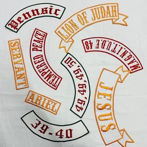 Custom Rockers Top or Bottom, Name Tag, MC Patch, Rank Tag Custom - Etsy