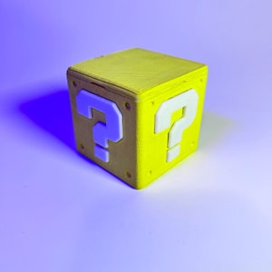 Nintendo Switch Mario Question Cube Game Card Holder - Etsy