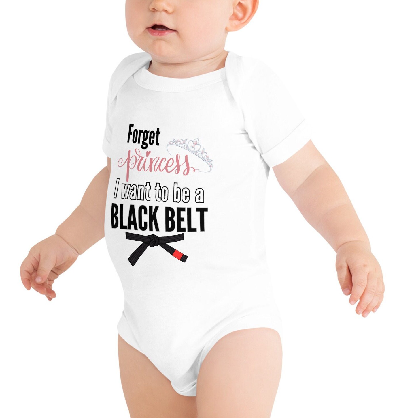 Jiu Jitsu Baby Girl Onesie 3-24 Months, Jiu-jitsu Baby Shower Gift for ...