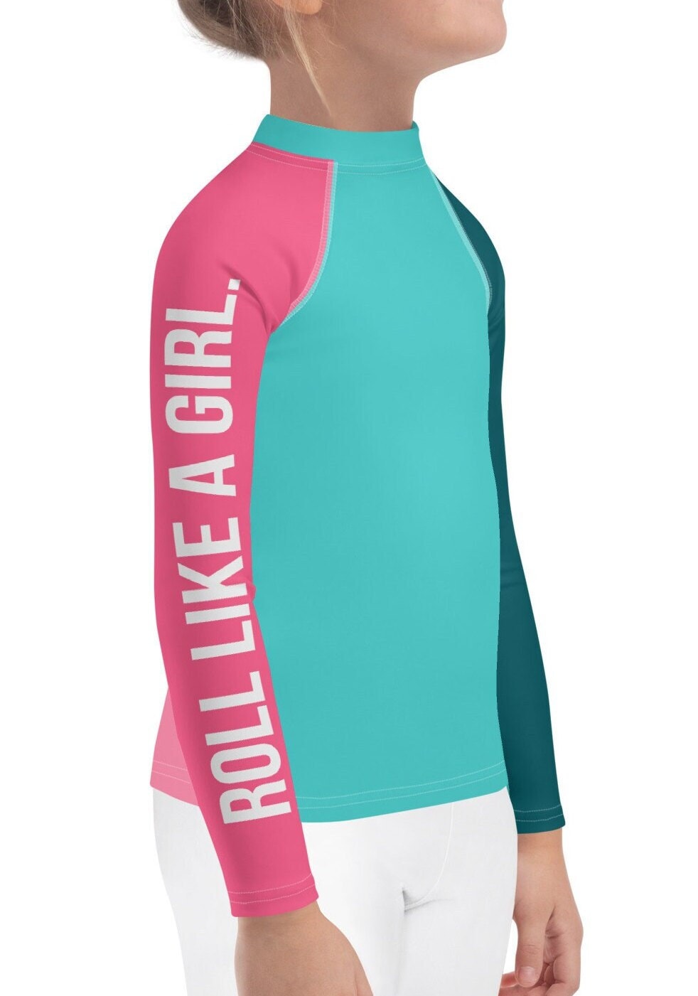 Girl's (2T-20) Jiu-jitsu Colorful Rashguard, Jiu Jitsu Gift for Girl ...