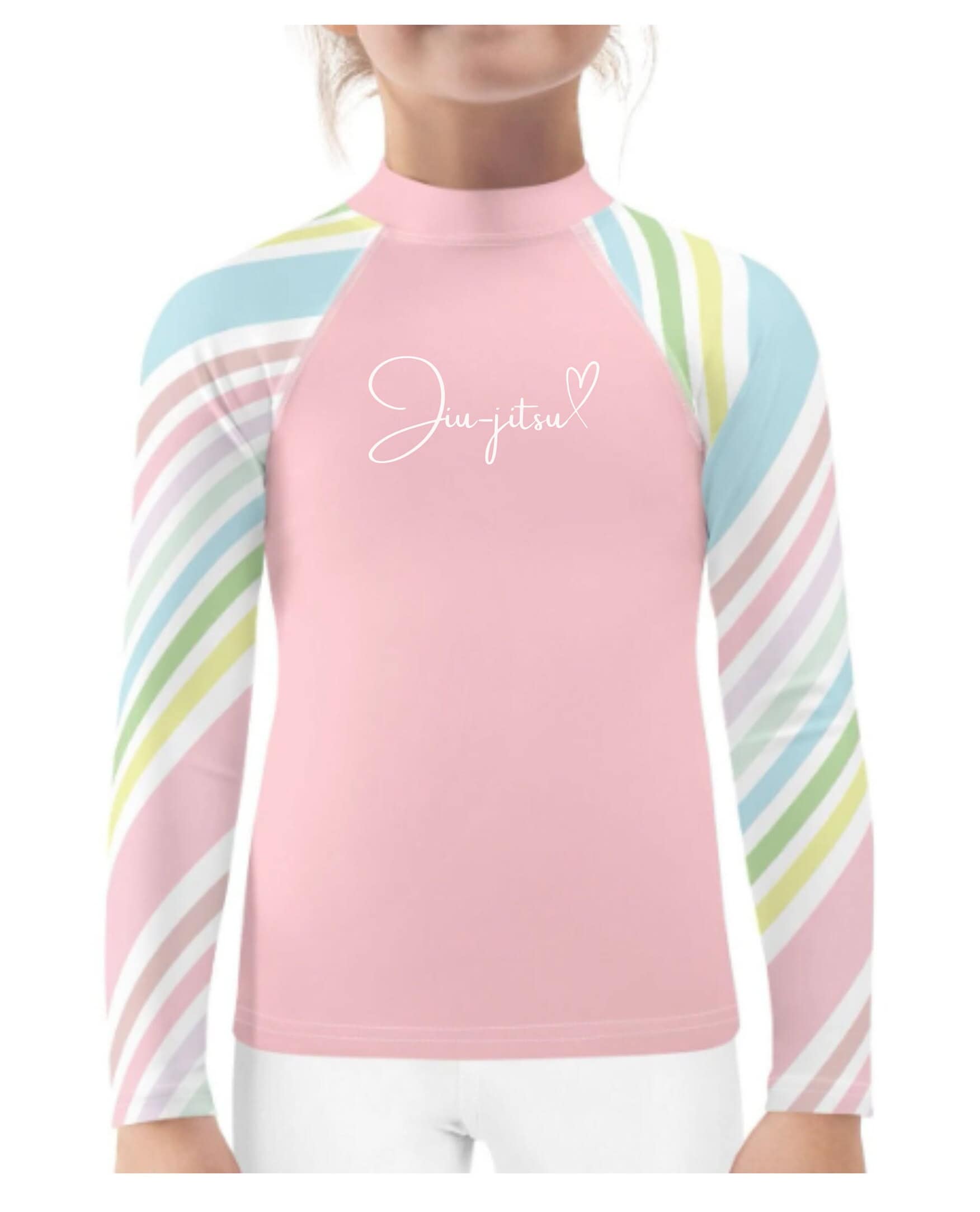 Little Girl's (2T-7) Jiu-jitsu Colorful Rashguard, Jiu Jitsu Gift for ...