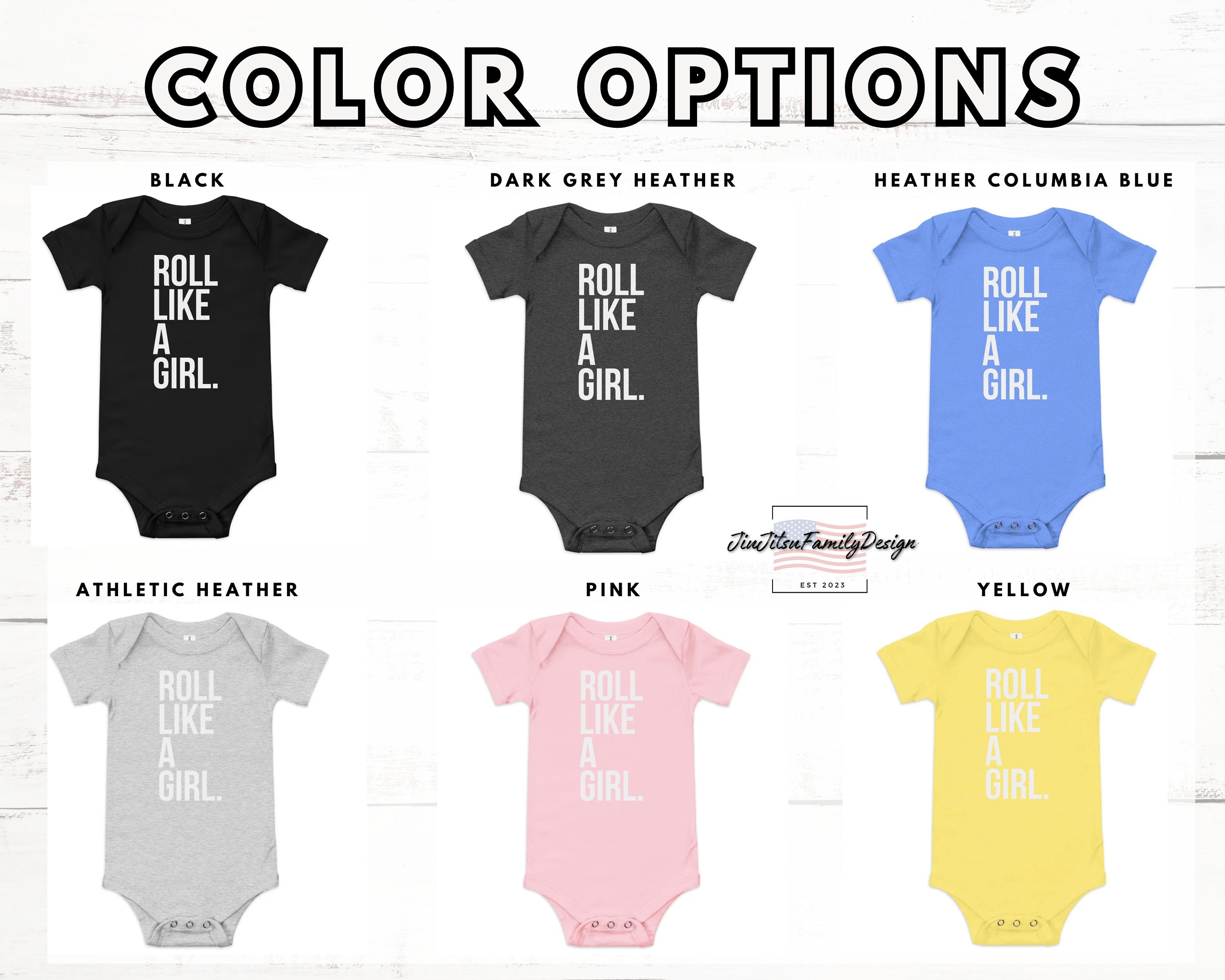 Jiu Jitsu Baby Girl Onesie (3-24 Months), Jiu-jitsu Baby Shower Gift ...