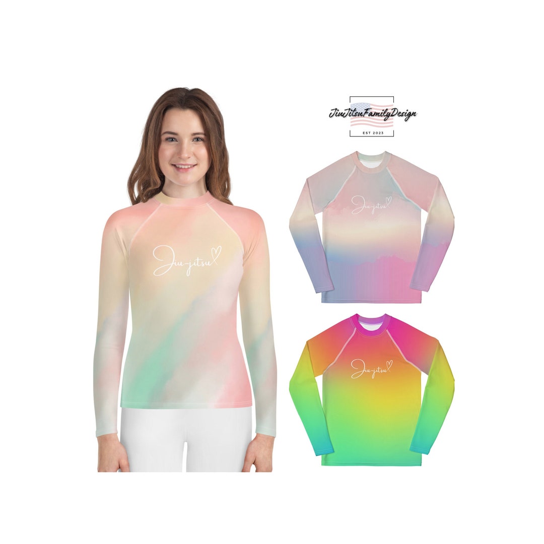 Girl's (2T-20) Jiu Jitsu Rashguard, Jiu Jitsu Gift for Girl, BJJ Youth ...