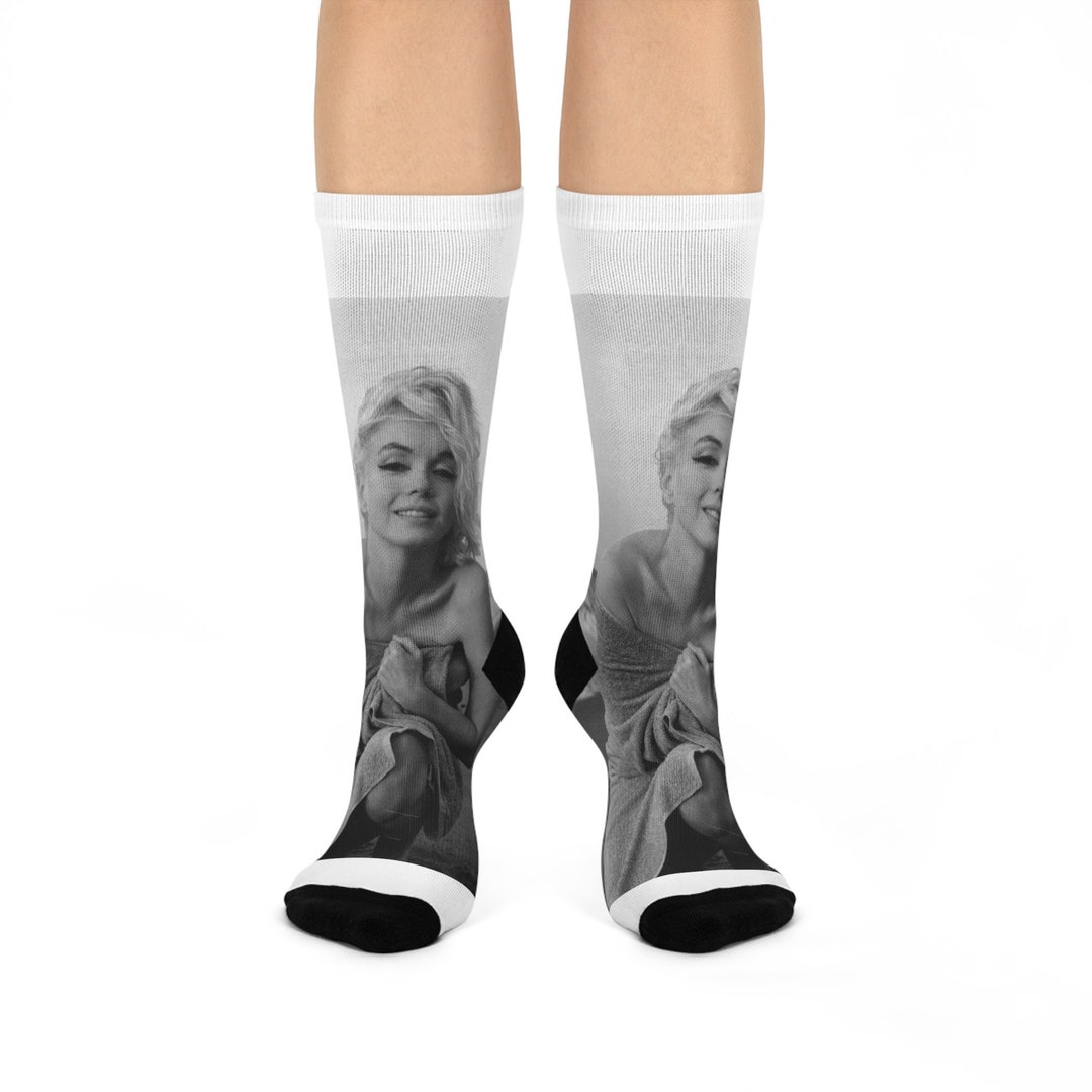 Marilyn Monroe Crew Socks, Marilyn Monroe Gift, Gifts Under 20, Gift ...