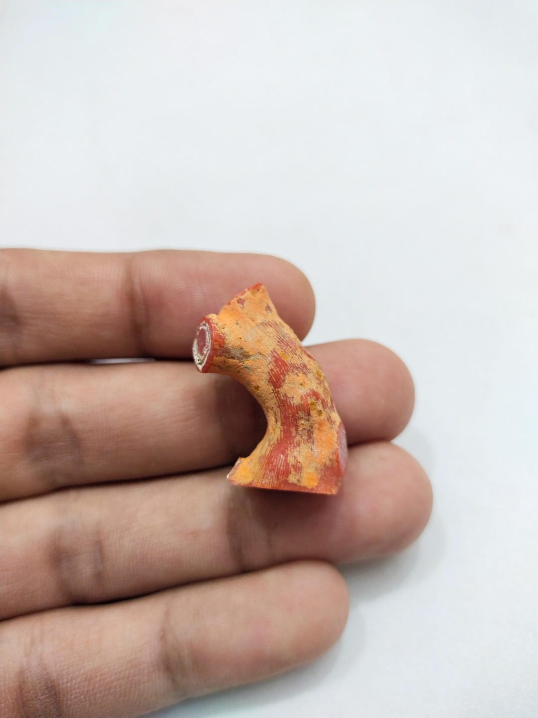 Natural Red Coral Rough Gemstone - Italian Vintage Unpolished (27x15x10 ...