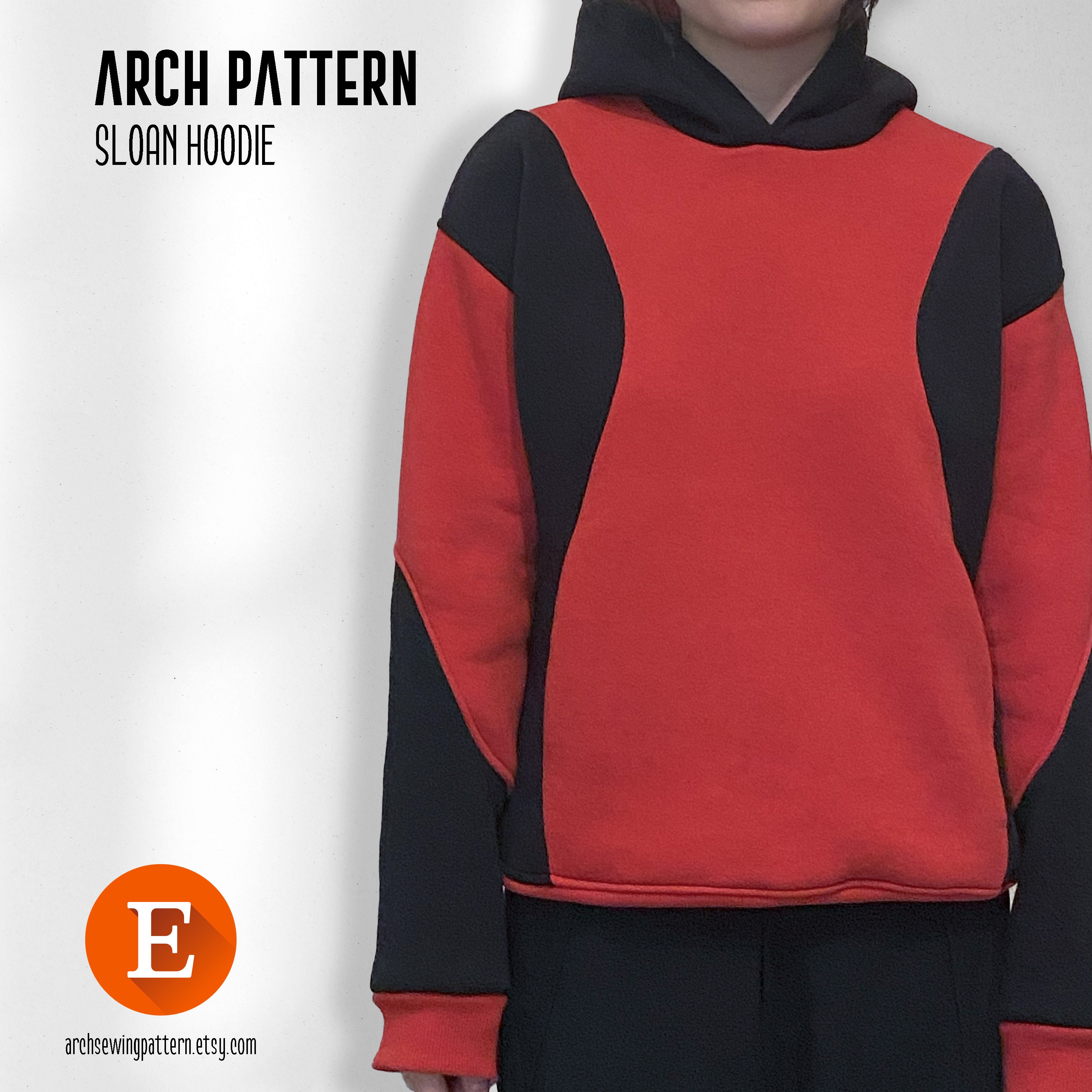 Hoodie Pattern, Sloan Sweatshirt Pattern, Digital Sweater Pattern ...