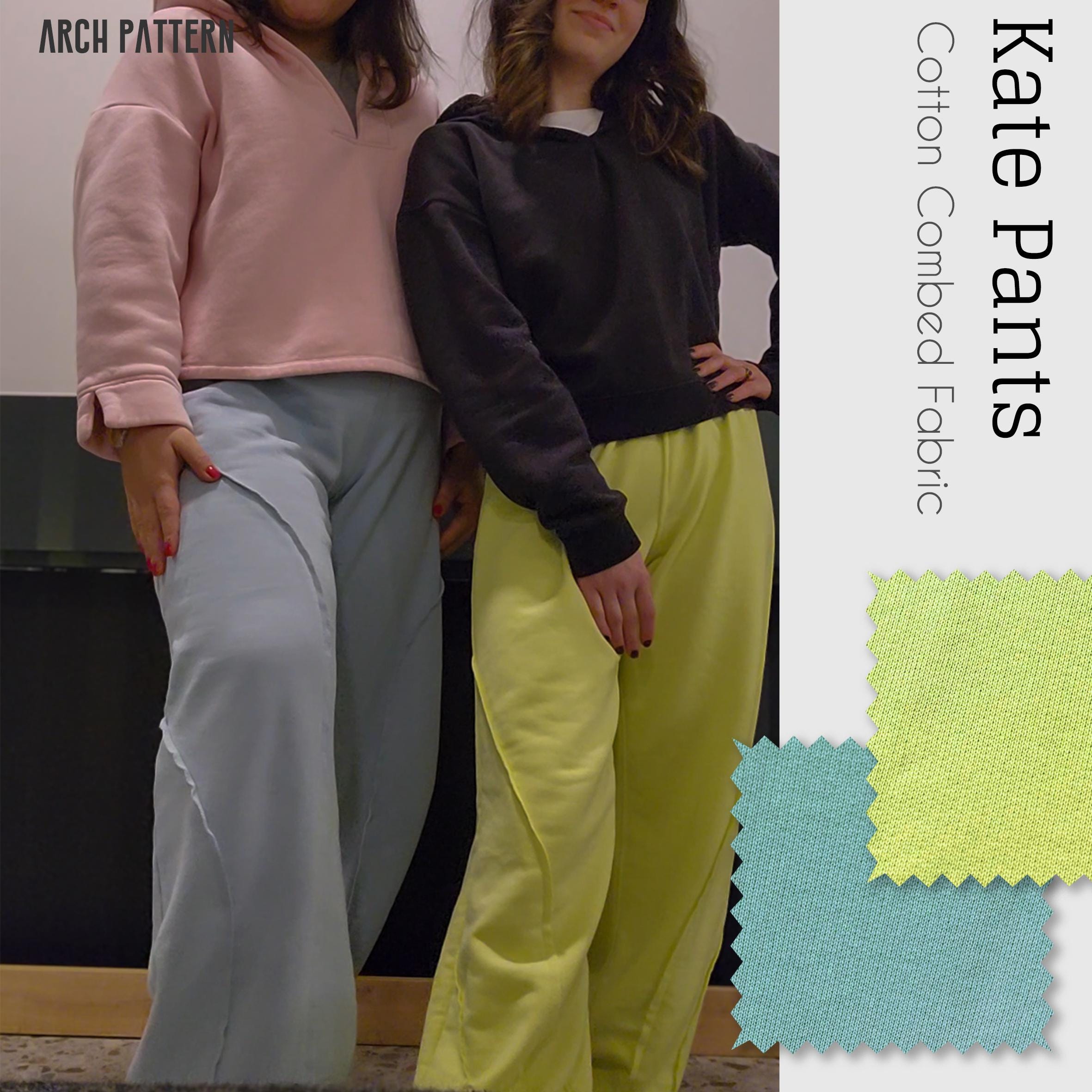 Kate Sweatpants Pattern, PDF Printable Pattern Size 36-46 - Etsy