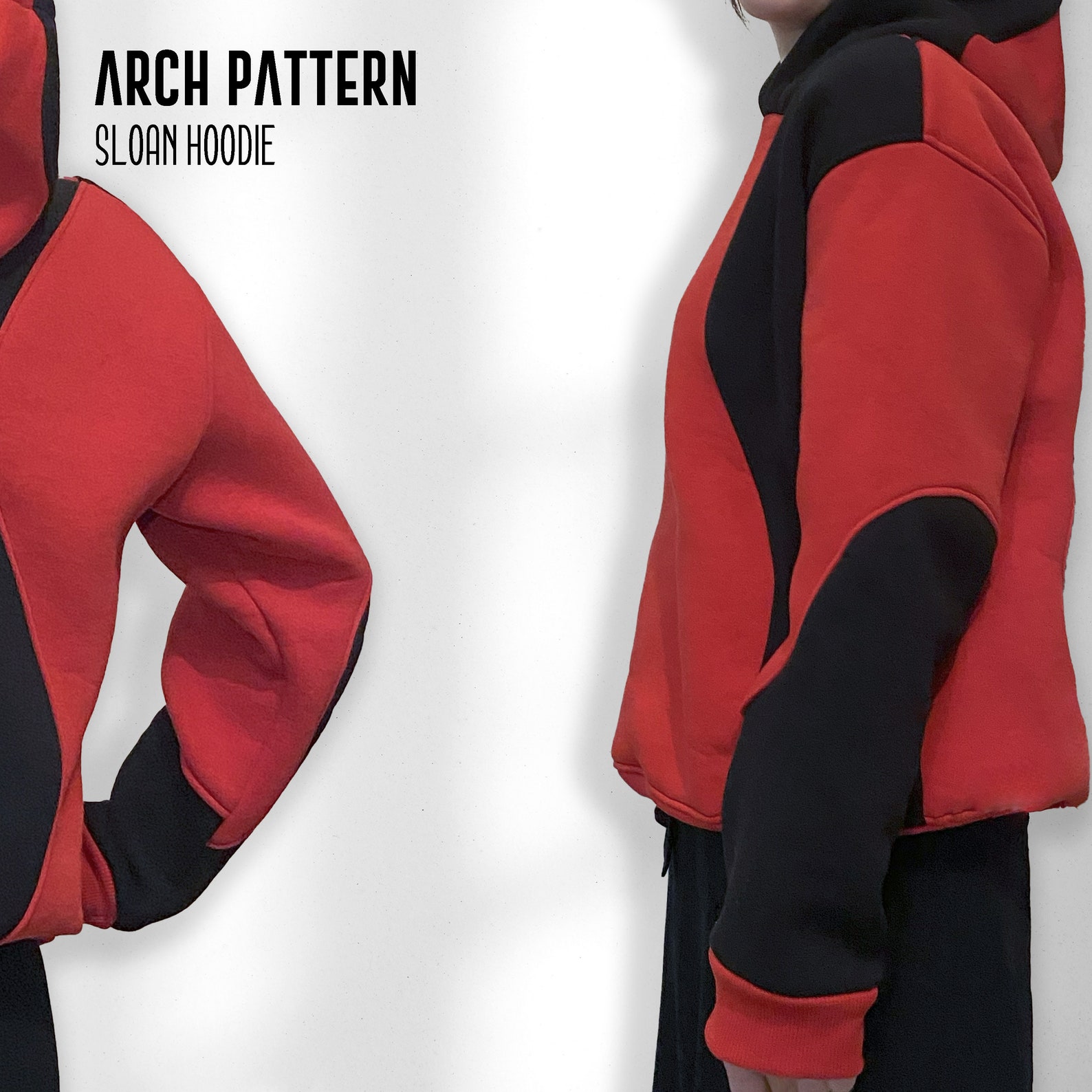 Hoodie Pattern, Sloan Sweatshirt Pattern, Digital Sweater Pattern ...