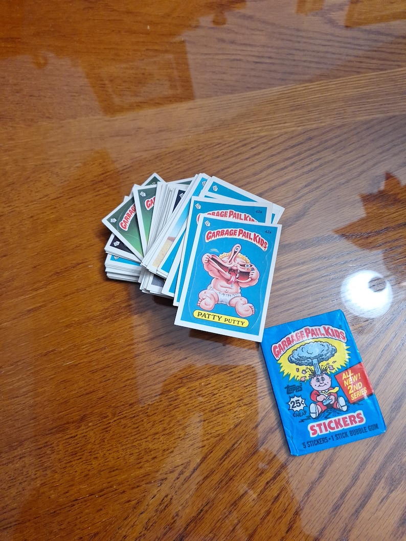 1985 Garbage Pail Kids Serie 2 87 Cards Set Variation Live MIKE Very ...