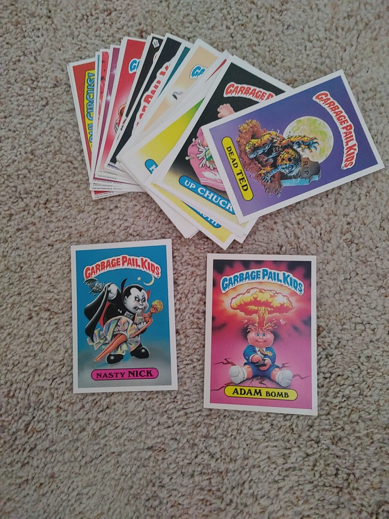 Garbage Pail Kids 1986 Complete 1st & 2nd Series Sets Tops 5×7 LARGE ...