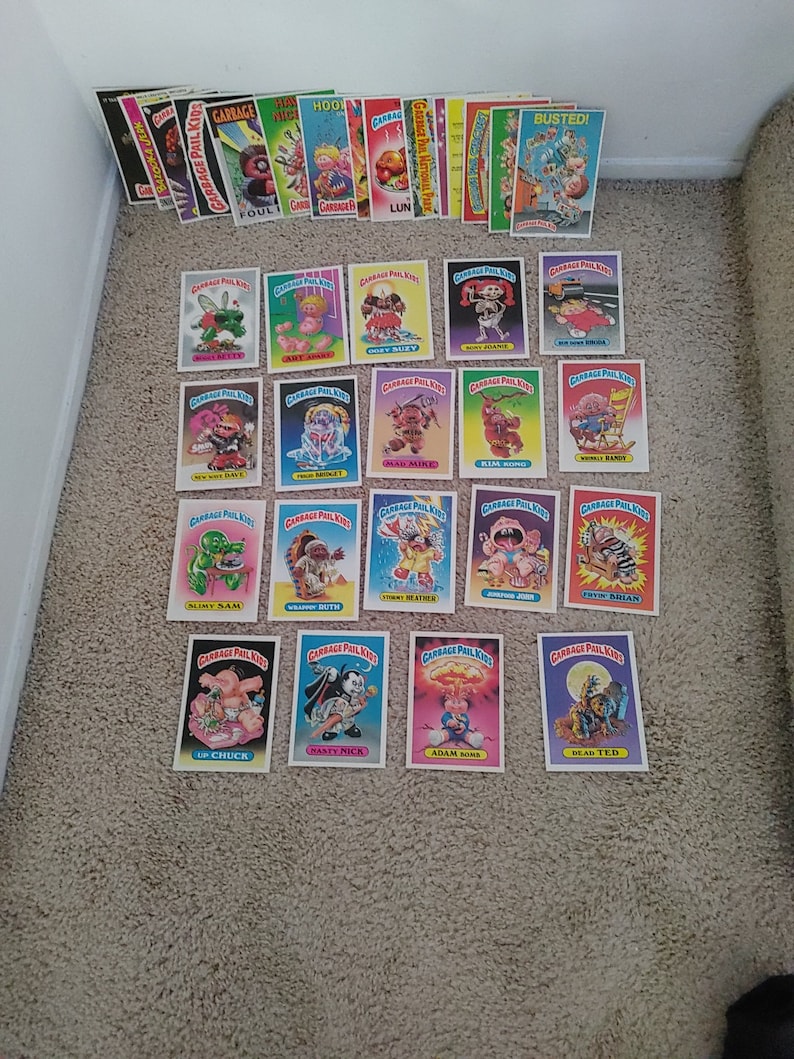 Garbage Pail Kids 1986 Complete 1st & 2nd Series Sets Tops 5×7 LARGE ...