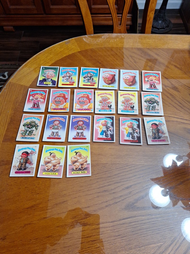 1985 Garbage Pail Kids Serie 2 87 Cards Set Variation Live MIKE Very ...
